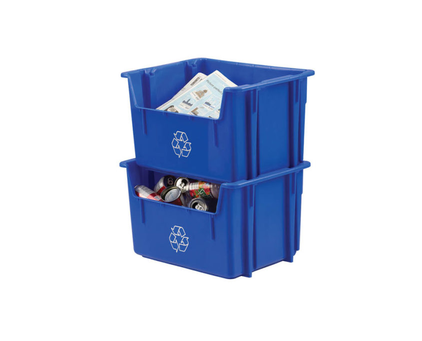 ORBIS Recycling Bins for Curbside, Stack & Carry, Commercial & Office
